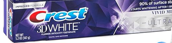 Crest-3D-White Ultra Whitening Toothpaste Vivid Mint, 5.2 oz | Goodwill ...