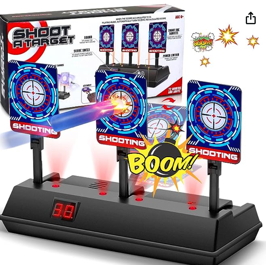 STOTOY Electronic Shooting Target for Nerf Guns, Scoring Auto Reset ... STOTOY Electronic Shooting Target for Nerf Guns, Scoring Auto Reset ...